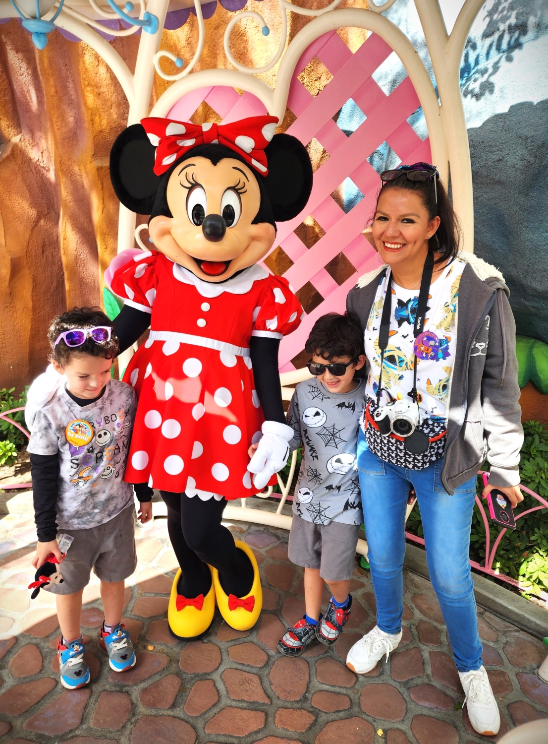 Disneyland 2023-Dre Will and Amy with Minnie Mouse | Gerchick Real Estate